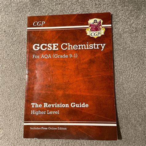 Gcse Chemistry Cgp Revision Guide Higher Level Depop