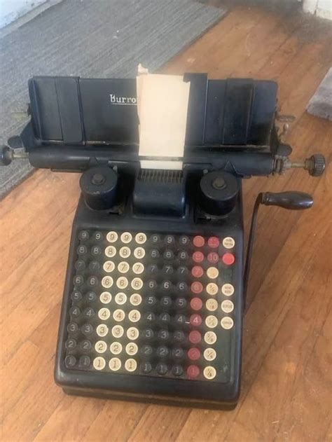 Value Of Burroughs Adding Machine Thriftyfun