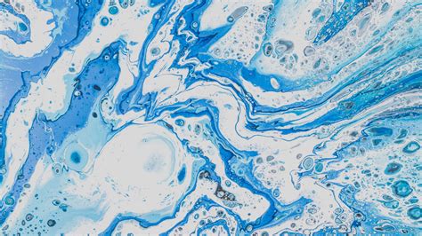 Blue 4k Abstract Liquid Wallpapers Wallpaper Cave