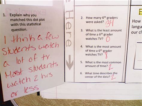 inb 66 67 displaying data dot plots welcome to 6th grade math