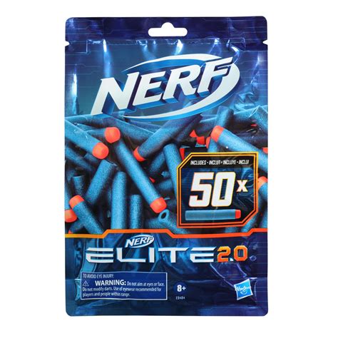 Nerf Elite 20 50 Dart Refill Pack 50 Official Nerf Elite 20 Foam
