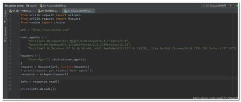 Python爬虫开发：request的使用（随机user Agent）学亮编程手记 Ai Agent技术社区