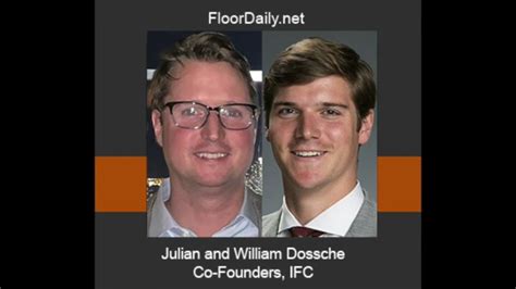 Julian And William Dossche Discuss The Launch Of Ifc