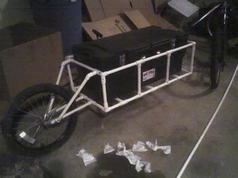 Pvc Trailer A Pvc Pipe Bike Trailer I Built In An Afternoo… Flickr