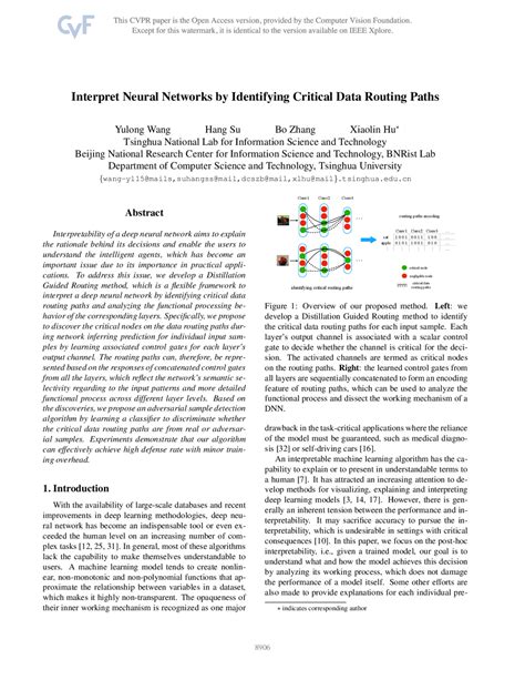 Interpret Neural Networks By Identifying Critical Data Routing Summaries Machine Learning