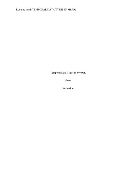 SOLUTION Temporal Data Types In Mysql Studypool