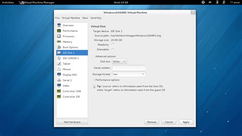 kvm virtualization getting windows virtio mounted installed for kvm