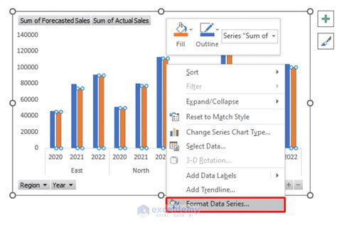 Create A Clustered Column Pivot Chart In Excel With Easy Steps