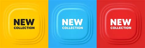 새 컬렉션 태그입니다 새로운 패션 도착 표시입니다 뉴모픽 오퍼 배너 벡터 0명에 대한 스톡 벡터 아트 및 기타 이미지 0명 3차원 형태 강단 Istock