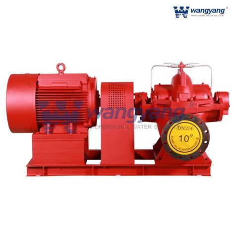 Split Case Fire Pump Driven By Electrical Motor From China Manufacturer