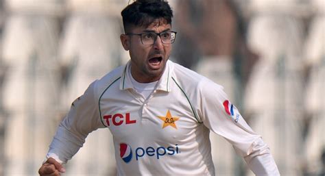 Pakistan Spiner Abrar Ahmed Took 7 Wickets Magical Debut For Harry