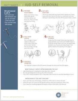 Reproductive Health Access Project IUD Self Removal Fact Sheet Reproductive Health Access