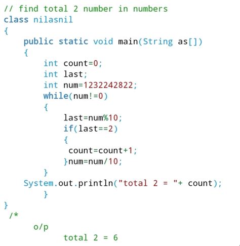 Nilesh Swami On Linkedin Java Program For Count Total 2 In Series