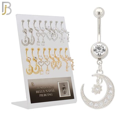 316l Surgical Steel Different Designs Dangle Belly Rings