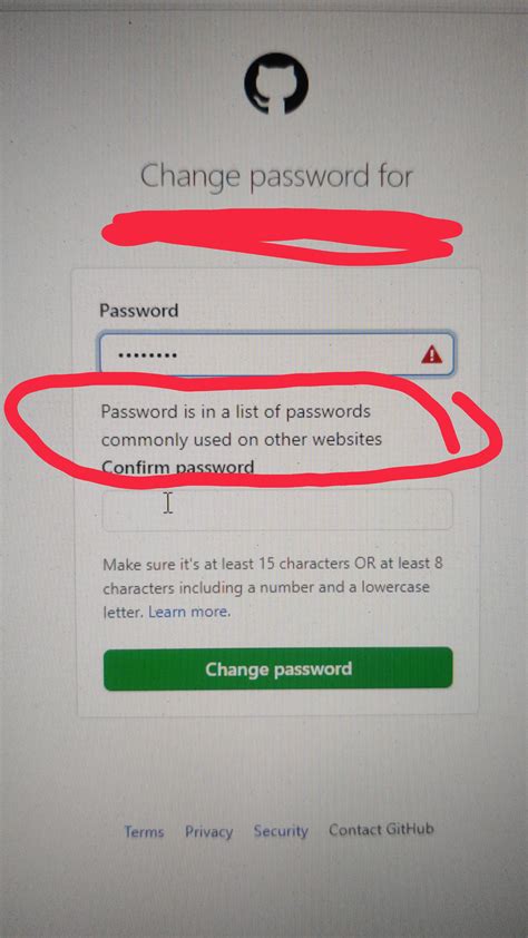 I Was Resetting My Github Password After I Forgot The Last One And I