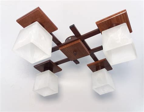 ᐉ Люстра потолочна Оскар 4 на 4 плафона Коричневий • Краща ціна в Києві Україні • Купити в Епіцентр