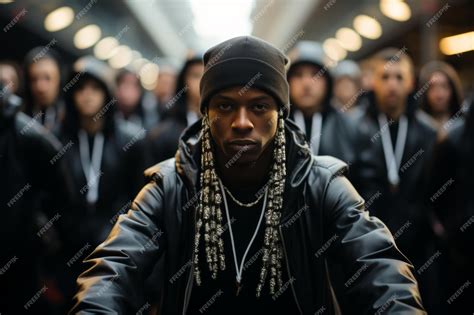 premium photo street dance crew showcasing unity and synchronization