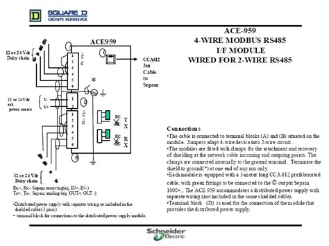 4 Wire Modbus Wiring Diagram Wiring Diagram