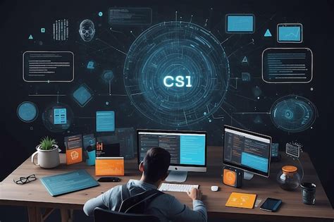 Concepto de collage HTML y CSS con programación de personas e integración de API Imagen