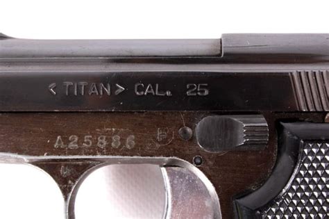 Sold Price Fie Corp Titan 25 Cal Semi Auto Pistol August 6 0117