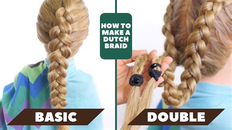 How To Make A Basic And Double Dutch Braid YouTube