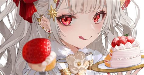 디저트와 소녀 일러스트 특집