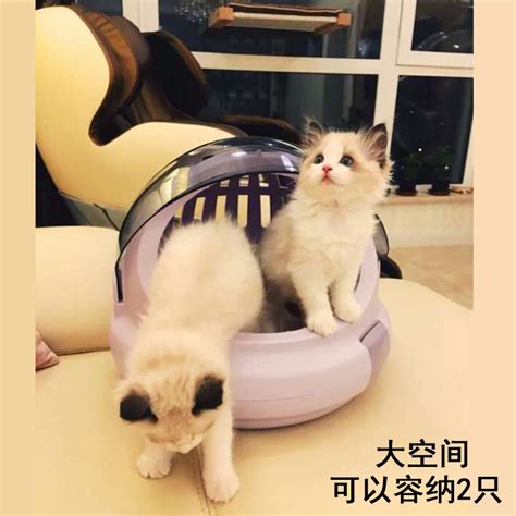 现货日本原装进口利其尔太空舱宠物航空箱猫窝狗窝提篮便携托运笼 虎窝淘