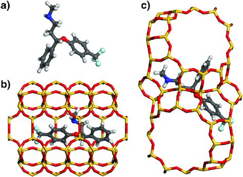 A Dreiding Optimised Structure Of Fluoxetine B Lowest Energy Download Scientific Diagram