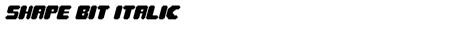 Shape Bit Font Webfont And Desktop Myfonts