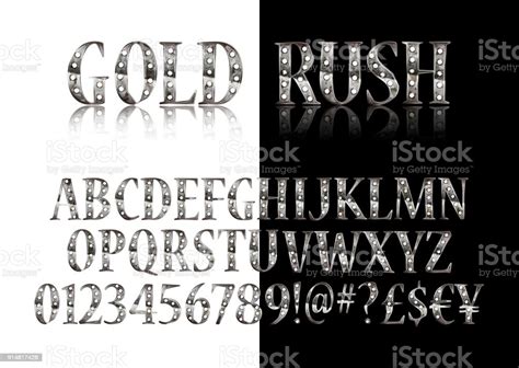 실버 3d 브로드 웨이 알파벳 컴퓨터 글자에 대한 스톡 벡터 아트 및 기타 이미지 컴퓨터 글자 0명 3차원 형태 Istock