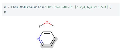 Cannot Draw Molecule Which Includes An Atom With A `[ X]` Query For Any X · Issue 6033
