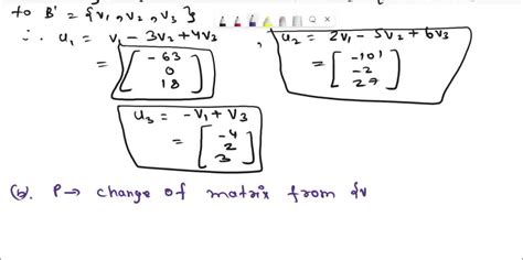 solved let p and v3 9 complete parts and b find basis u1 uz u3