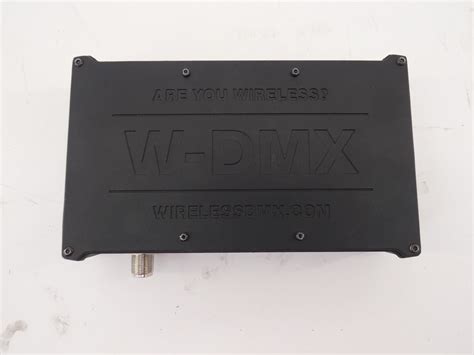Wireless Solutions W Dmx G4 Transceiver A40001g4 Blackbox F 1 Tx Rx 90 250vac 60hz Gpm Surplus