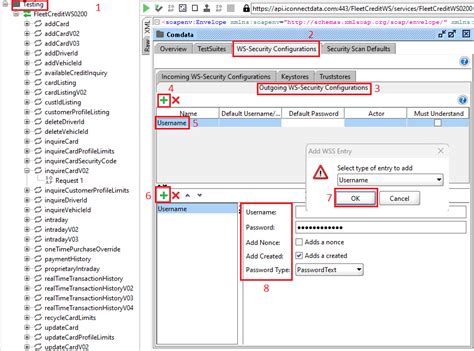 Setup Soap Connector For Comdata Credit Card Services Fabozzis