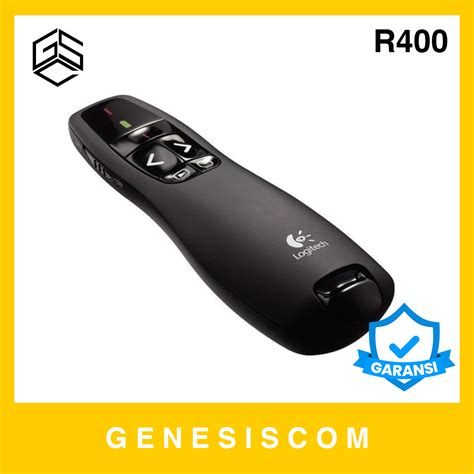 Jual Presenter Laser Pointer Logitech R400 Red Laser Professional Merah Alat Presentasi