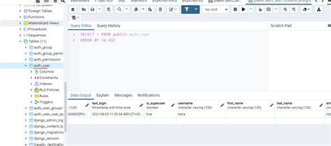 Why Django Is Not Adding User To My Table Im Using Postgres Stack Overflow