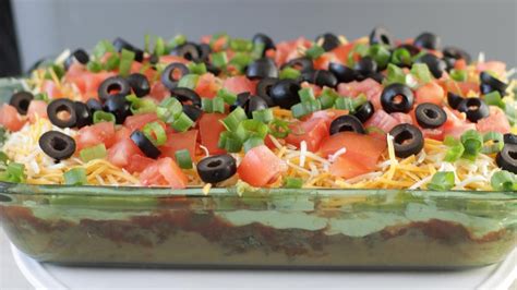 7 Layer Dip Easy Homemade Seven Layer Bean Dip Recipe