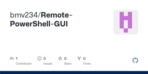Github Bmv234remote Powershell Gui