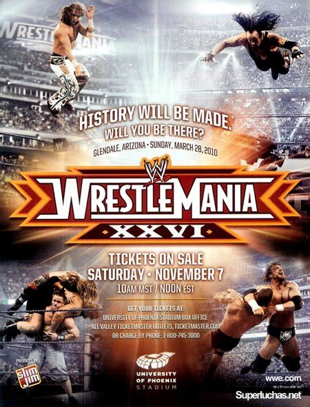 Ver Wrestlemania 26 Online En Vivo 2010 Wwe Ppv ~ El Rincón Del Ocio