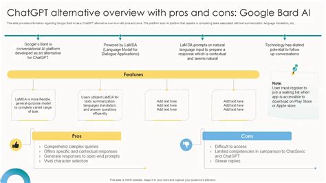 Chatgpt Alternative Overview With Pros And Chatgpt Generative Pre
