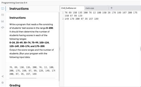 Solved Programming Exercise 8 4 M Instructions Ch8