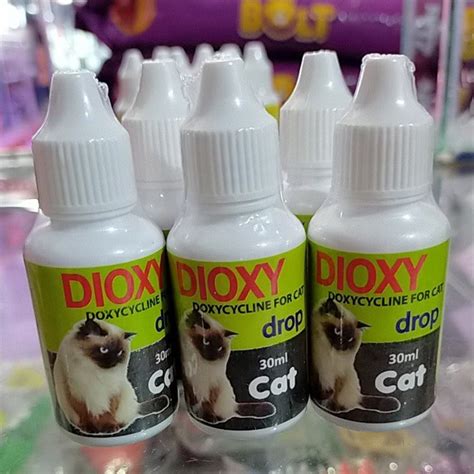 Jual Dioxy Cat 30ml Doxycycline Obat Antibiotik Kucing Anti Bakteri Virus Shopee Indonesia