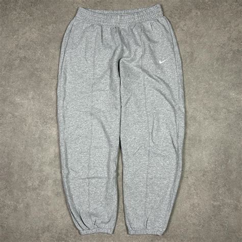Vintage Nike Joggers Grey White Colourway Baggy Depop