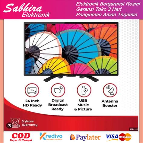 Tv Sharp Led Tv Inch Hd Series T C Dc I Garansi Tahun Lazada Indonesia