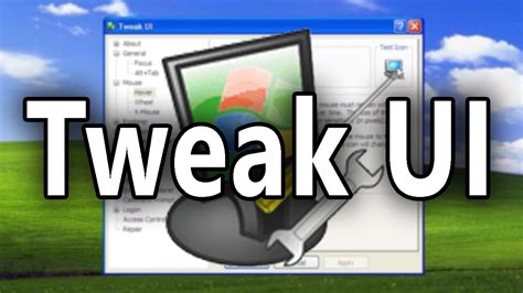 Tweak Ui Microsofts Official Xp Customization Tool Overview And Demo
