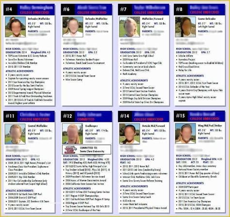 Free Softball Player Profile Template Pdf