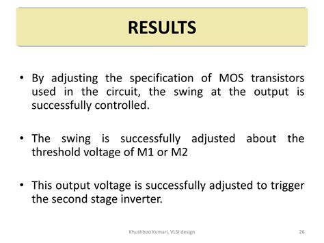 Design Of Ring Oscillator Using Controlled Low Voltage Swing Inverter Pptx Consumer