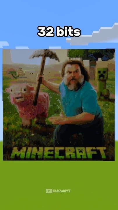 Minecraft 64 32 16 8 4 2 1 1 10 Bits Youtube