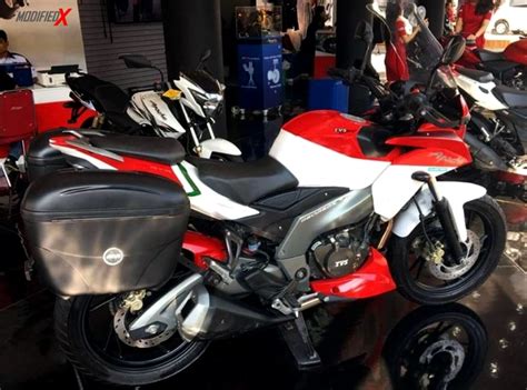 Modified Tvs Apache Rtr 200 4v Adventure Custom Work Modifiedx