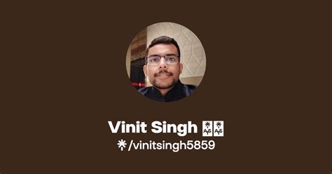 Vinit Singh 🤓🎶 Twitter Instagram Linktree